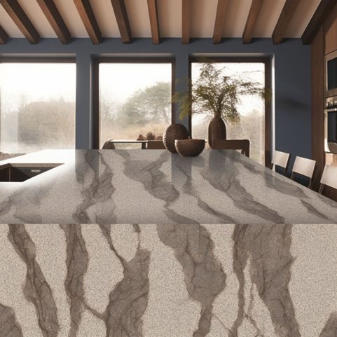 Plan de Travail Cuisine Quartz – « Harlech » | Meilleur Plan cuisine