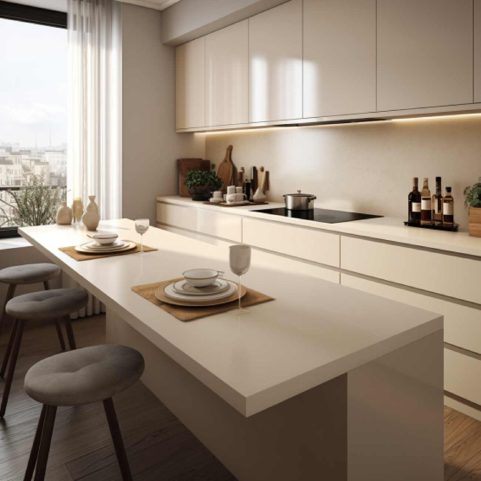 Plan de Travail en Céramique – « Collection – Avorio » | Meilleur Plan ...