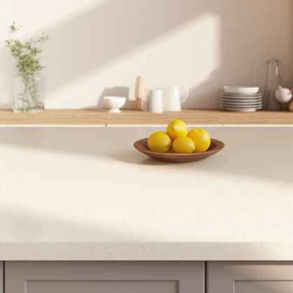 Plan De Travail Cuisine En Corian – « Linen » | Meilleur Plan cuisine