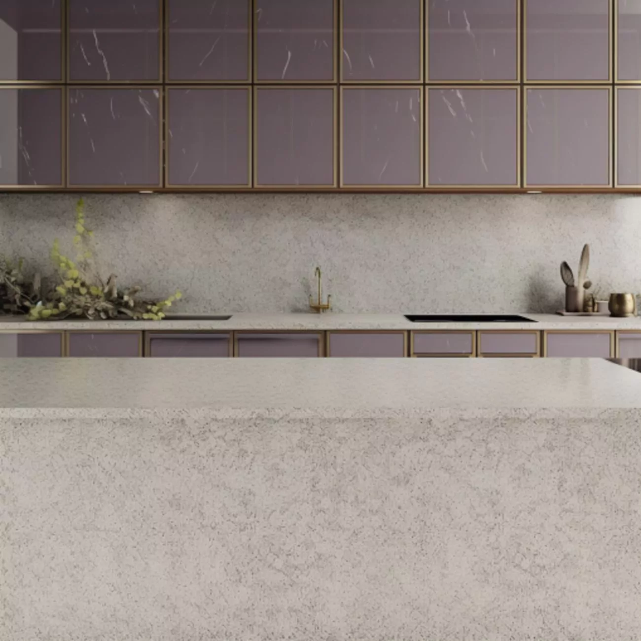 Plan Travail Pour La Cuisine En Corian - "Eclipse"