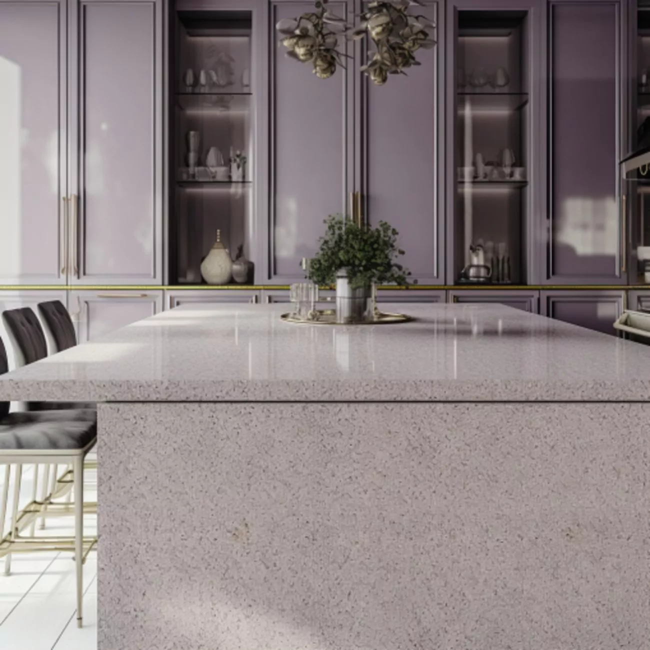 Plan Travail Pour La Cuisine En Corian - "Eclipse"